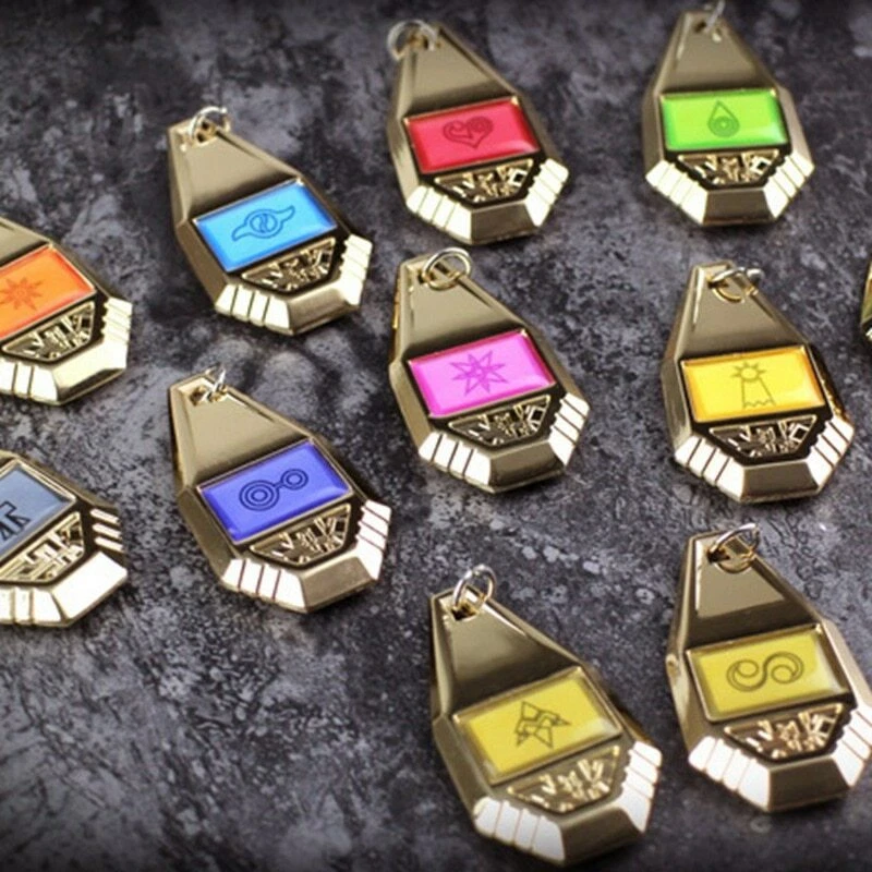 Digimon Adventure Tag and Emblem Crest Courage Badge Necklace Pendant ...