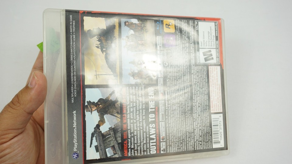Red Dead Redemption PS3 CIB Map Included (Sony PlayStation 3) Tested ...