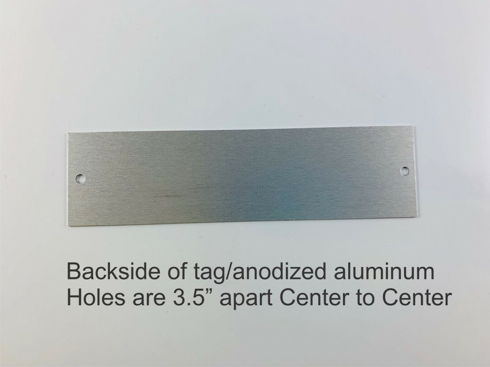 HIN Plate Tag Boat Serial Number ENGRAVED 3 Colors Available FREE ...