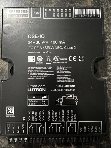 Lutron QSE-IO Control Interface 24-36v 100mA | eBay