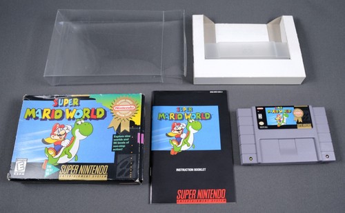 SUPER MARIO WORLD PLAYER'S CHOICE COMPLETE Nintendo SNES Tested Works ...