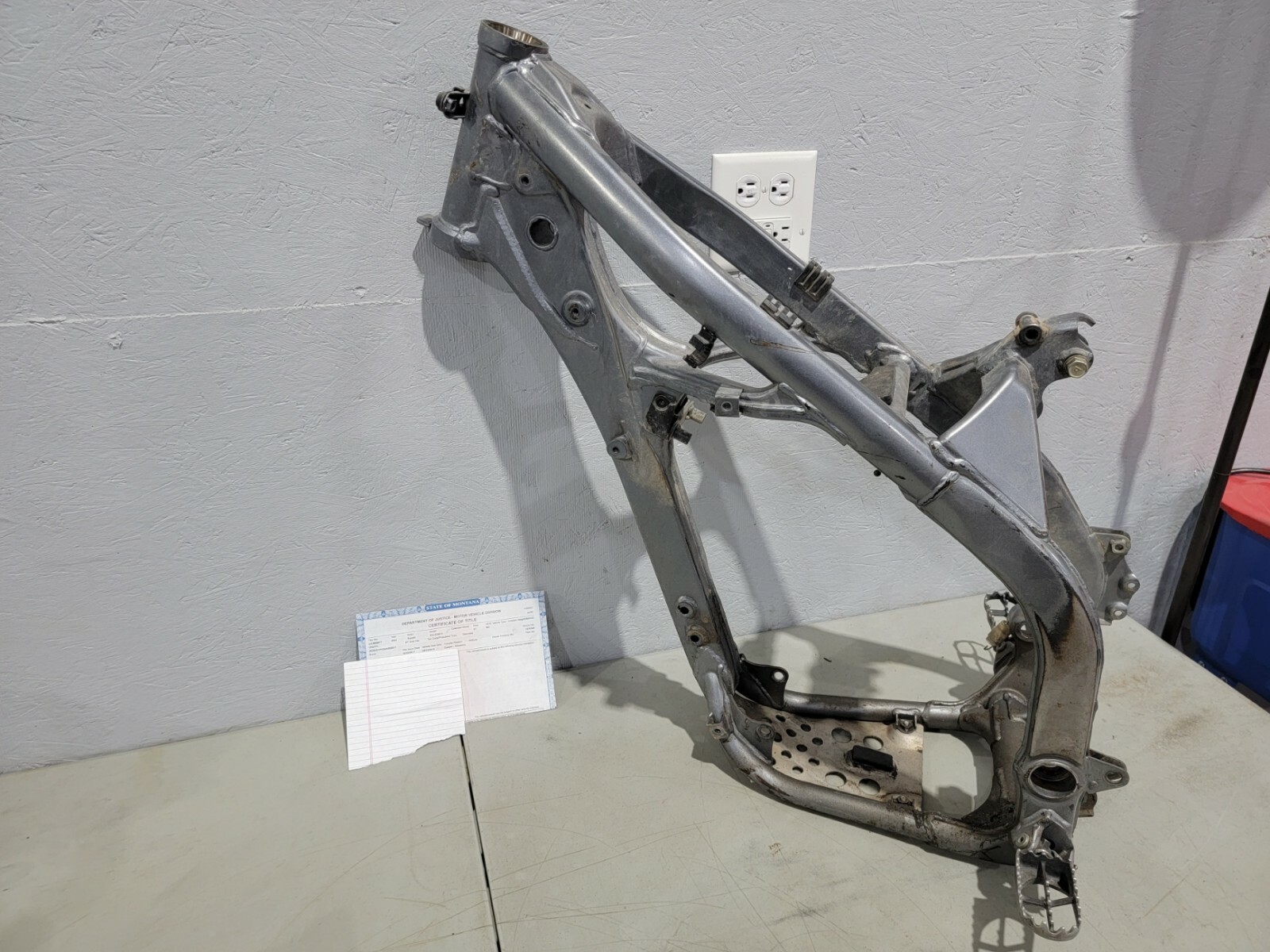 CLEAN TTL 04 05 06 Suzuki RMZ250 RMZ 250 Body Frame Sub Frame Chassis ...