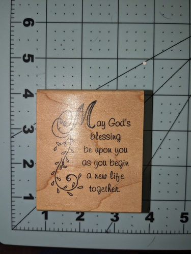 Blue Ridge Stamp Wedding Wishes Religious - May God's Blessing be upon ...