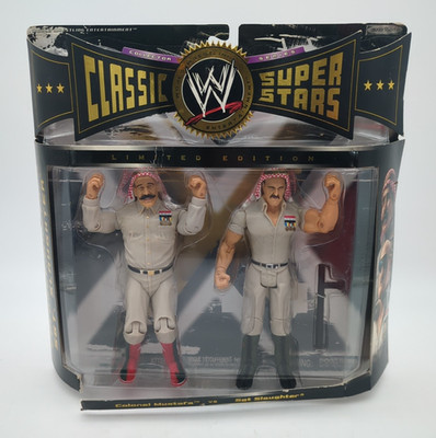 WWE Colonel Mustafa vs Sgt Slaughter Action Figures Duo Set Jakks ...