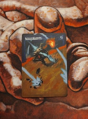 Magic the Gathering Mental Misstep #2 Hand Painted Unique Custom MTG ...
