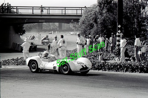 1960 Sports Car Road racing photo negative Pomona Jim Connor Maserati ...