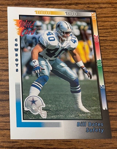 1992 Wild Card # 271 Bill Bates - Dallas Cowboys | eBay