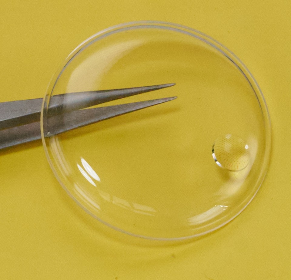 Sternkreuz High Dome Acrylic Domed Watch Glass Crystal + Date Lens ...