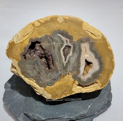 Rare Union Road Agate, Polished, Missouri 1 Lb 2 Oz Triple | eBay