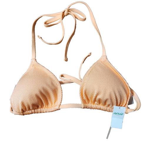 Aerie Real Good Triangle Bikini Top Small NWT Swim Eco Swimwear Soft Beachwear | eBay