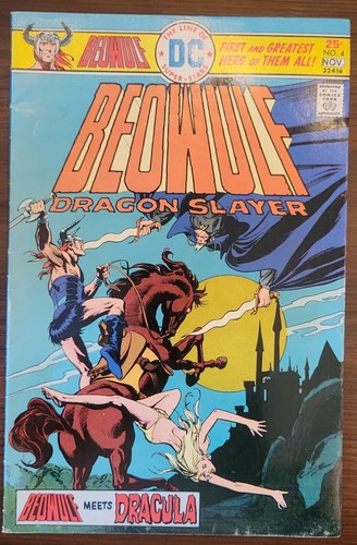 DC Comic Beowulf Dragon Slayer 1975 #4 Bronze Age VG Condition | eBay