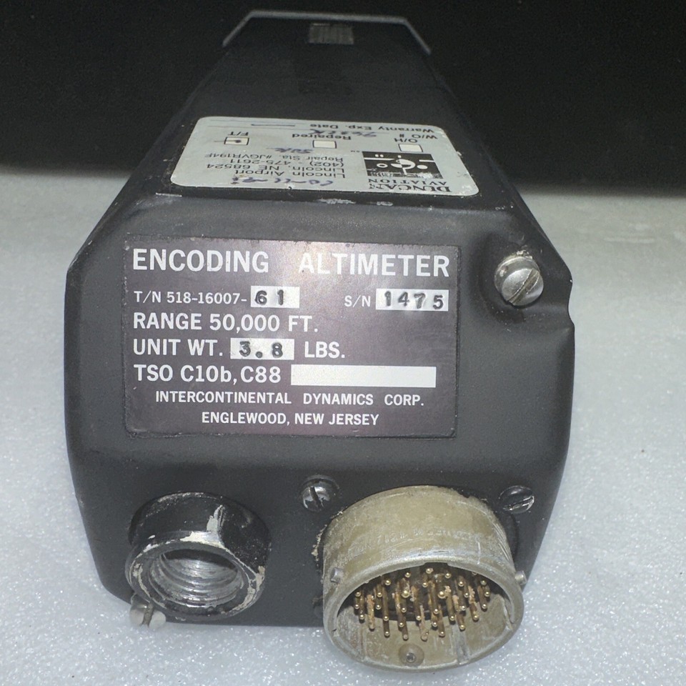 Encoding Altimeter PN: 518-16007-61 RANGE 50,000FT MAKE AN OFFER💥 | eBay