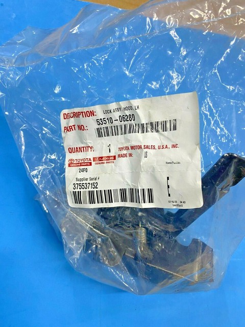 2016 Toyota Camry OEM Hood Lock Latch Assembly 53510-06280 for sale ...