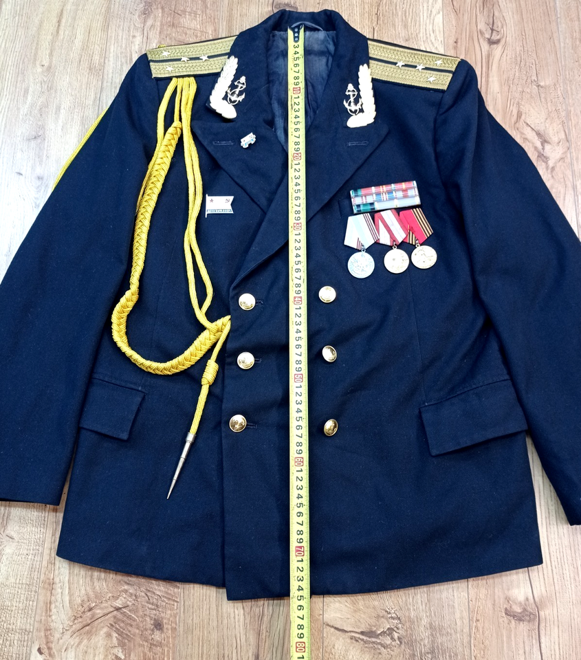 Vintage ceremonial military uniform officer USSR Navy.Dress Soviet ...