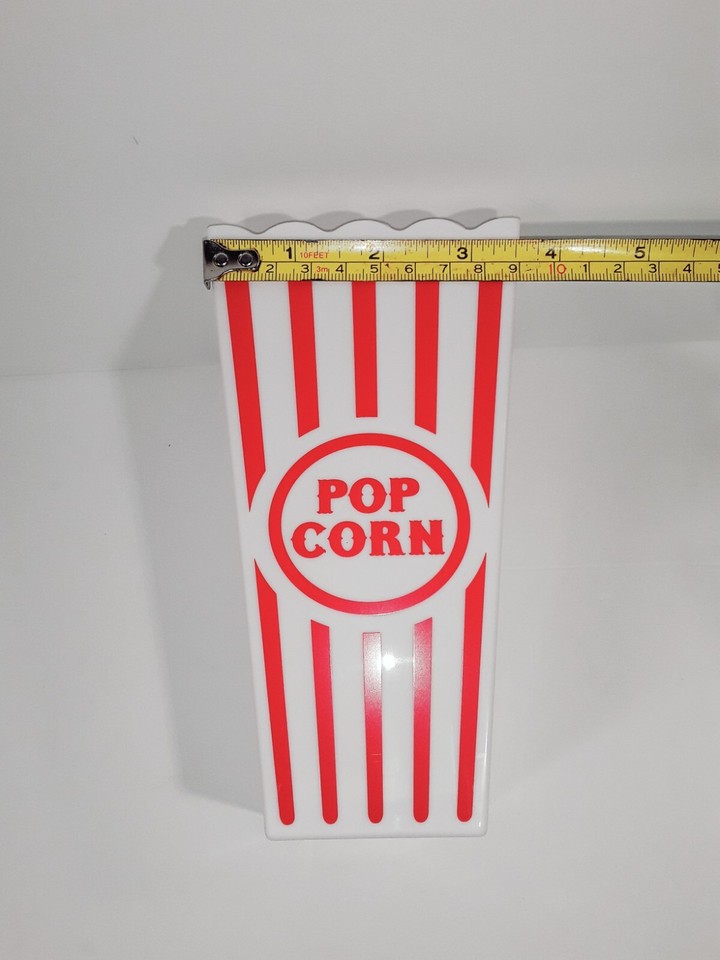 2 Tubs Retro Popcorn Buckets Reusable Bowls Movie Tub Plastic 3.5 Cup ...