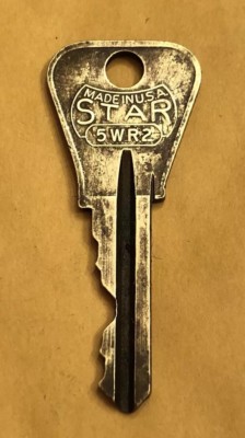 Vintage STAR Key USA 2 1/8in. long | eBay