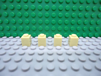 Lego 4 Tan 1x1 brick block NEW | eBay