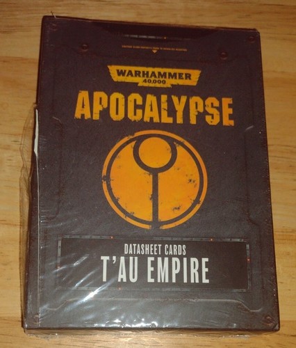 Apocalypse Datasheet Cards: Tau Empire - Warhammer 40k | eBay