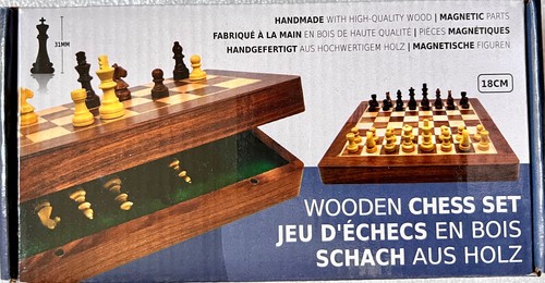 Wooden Chess Small Piatnik Family Game Board Game Duel Game Strategy ...