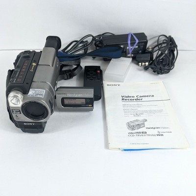 Sony Night Vision Video Camera CCD-TRV66 HI8 8mm Video 8 Camcorder ...