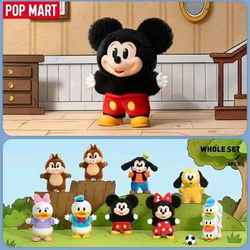 POP MART Mickey Family Cute Together Keychain Series Figure Disney Toy ...