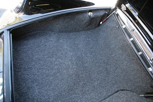 PORSCHE 911 / 912 GERMAN SQUARE WEAVE TRUNK CARPET 1965 - 1968 CHARCOAL ...