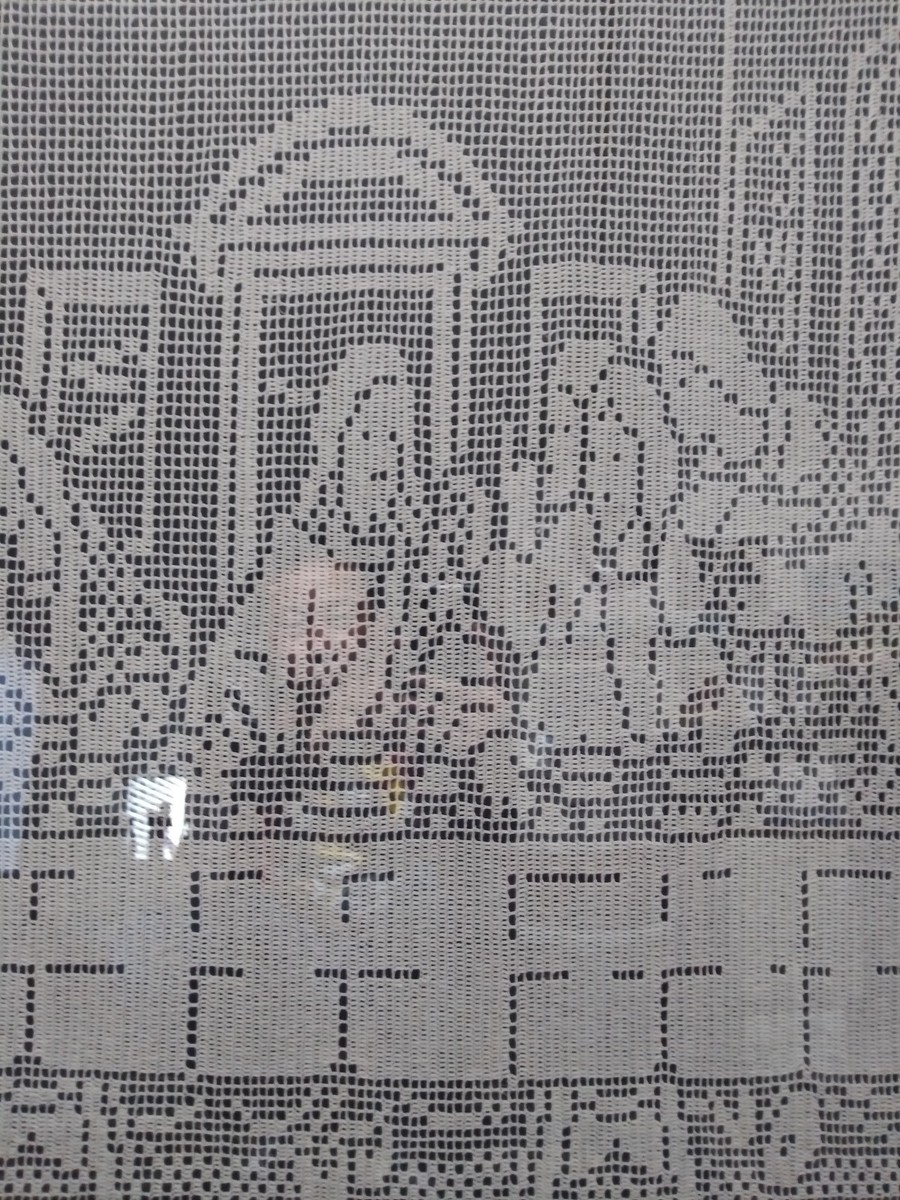 Crochet Pattern For The Last Supper 519 Vintage Filet Design THE LAST