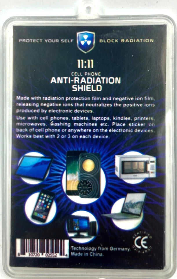 6 Pack - Anti EMF Radiation Protection Shield Stickers - German ...
