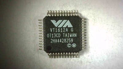 VTG Via Technologies VT1612A AC'97 audio codec IC LQFP48 -USED ...