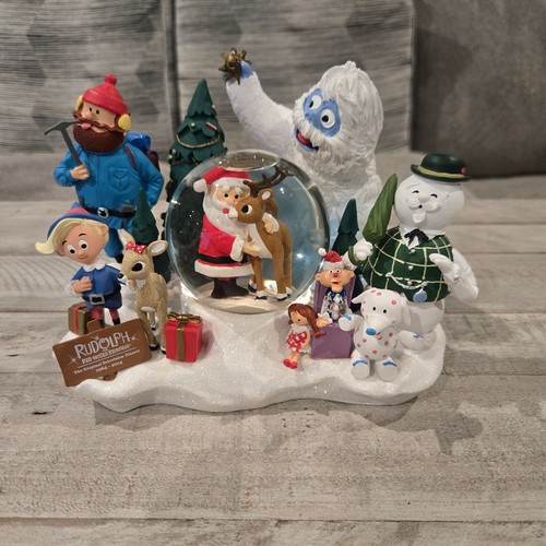 Hallmark 2014 Happy 50th Rudolph The Red-Nosed Reindeer Snow Globe TV ...