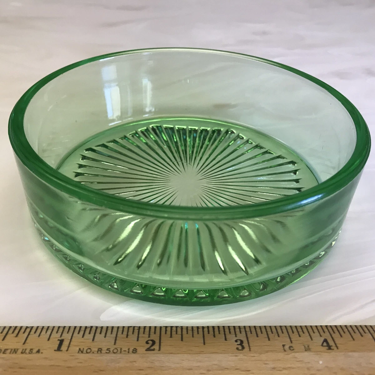 Green Glowing Glass