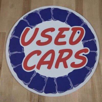 Used Cars Sign 12 Inch Aluminum | eBay
