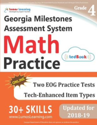 Georgia Milestones Assessment System Test Prep: 4th Grade Math Practice ...