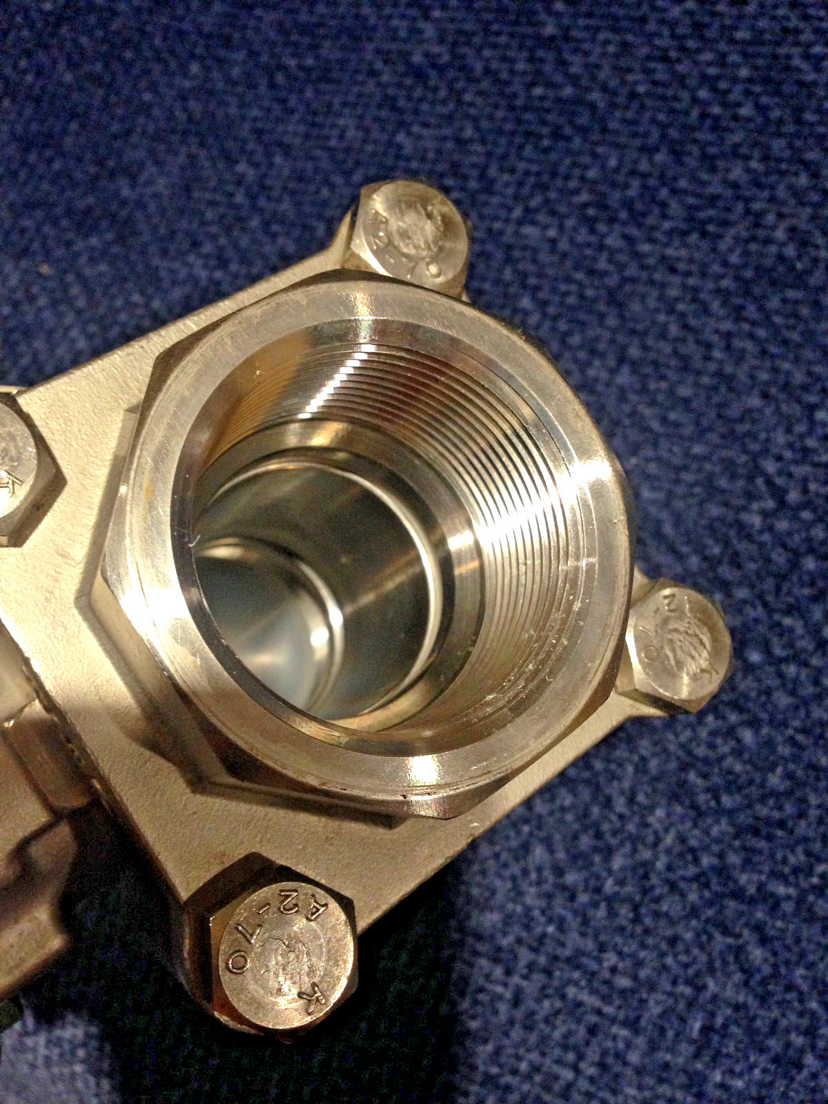 FLOWTECH Stainless Ball Valve DN40 - 1-1/2 NPT Threaded BALL VALVE ...