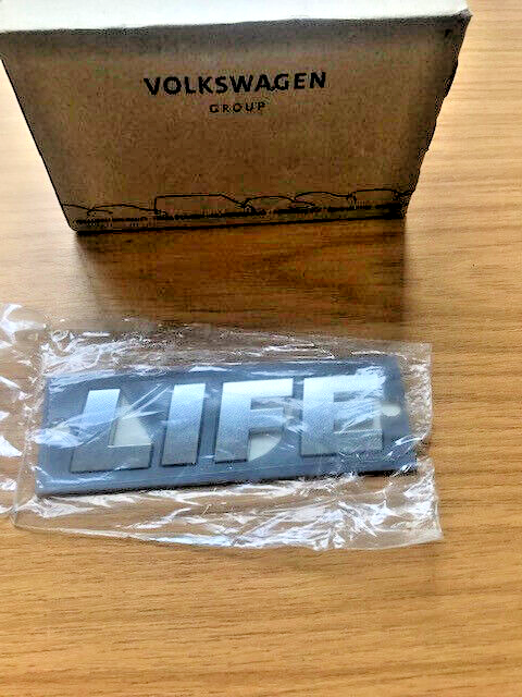 VW VOLKSWAGEN LIFE REAR BADGE - for Caddy 2011+ Van Box TDI TSI ...