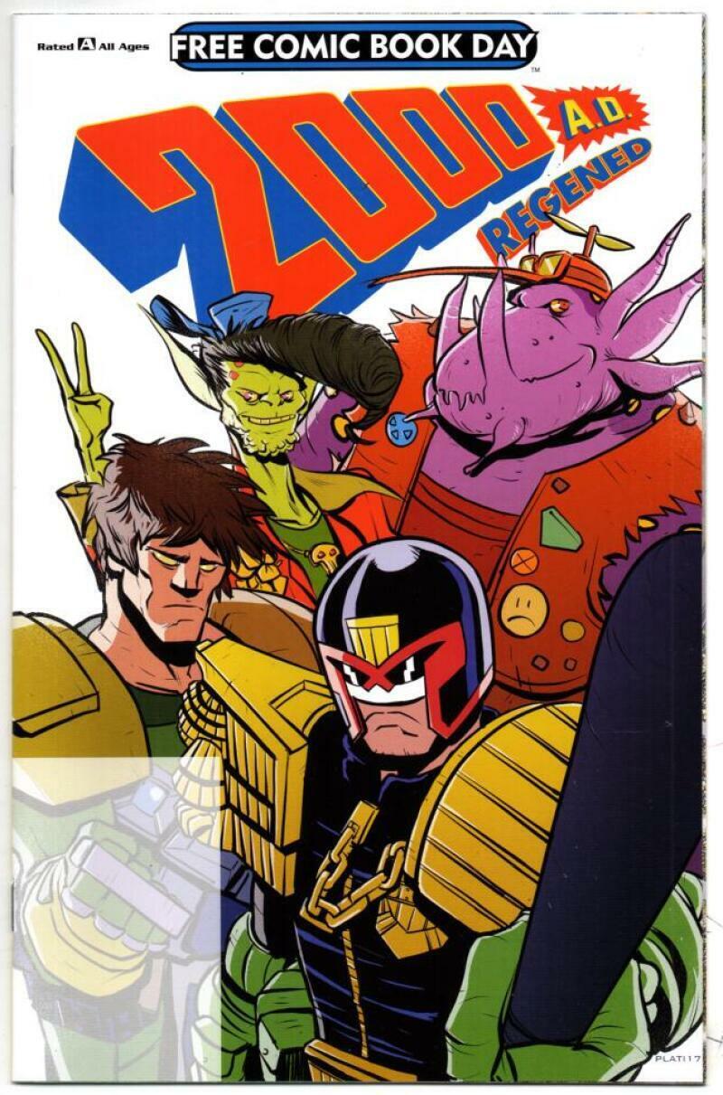 2000 AD Regened #1, NM, FCBD, Judge Dredd, 2018, more Promo / items in ...