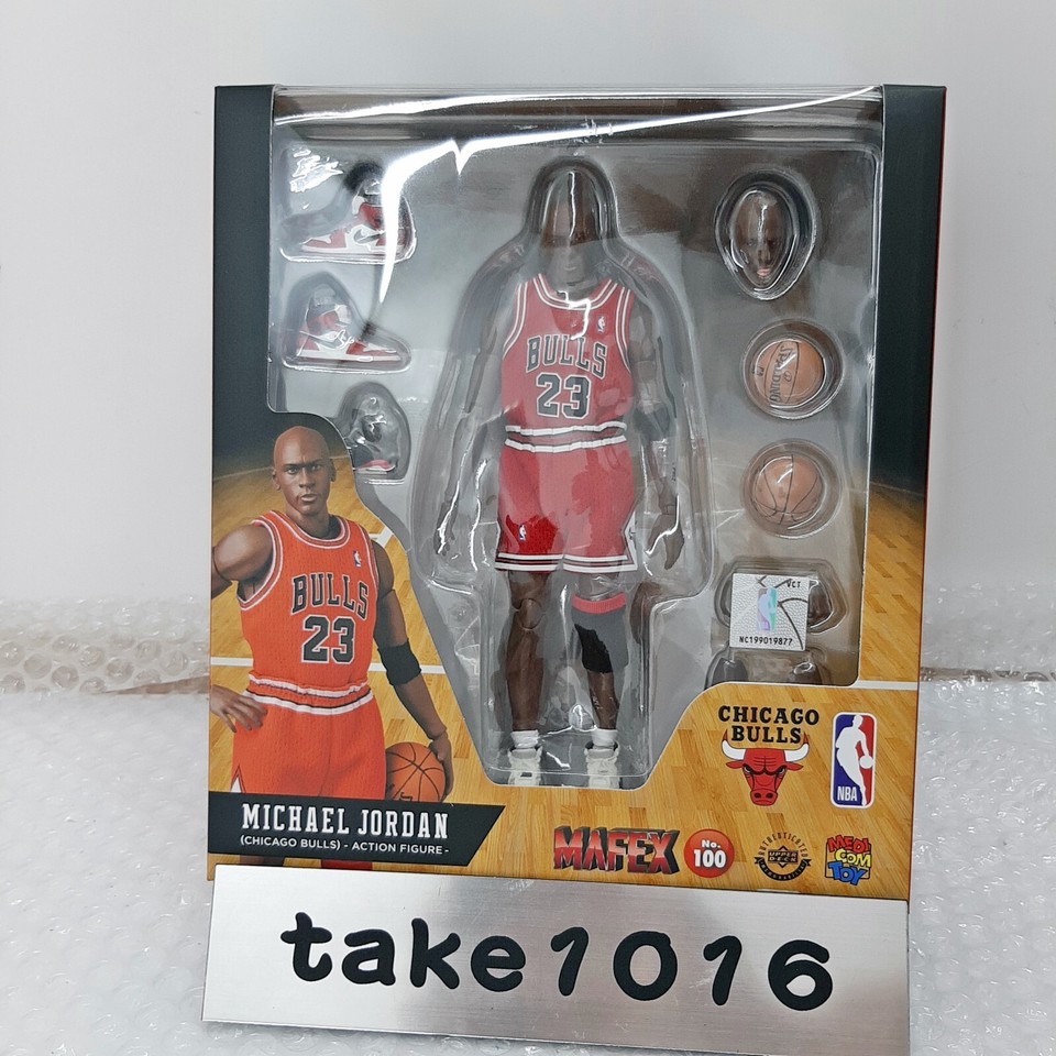MEDICOM TOY MAFEX No.100 Michael Jordan Chicago Bulls Figure - New ...