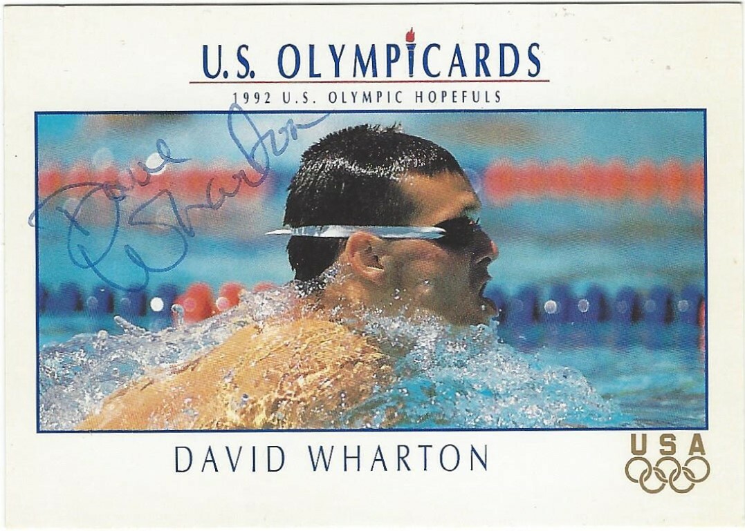 1992 IMPEL US OLYMPICARDS David Wharton Autograph Signed Card #73 | eBay