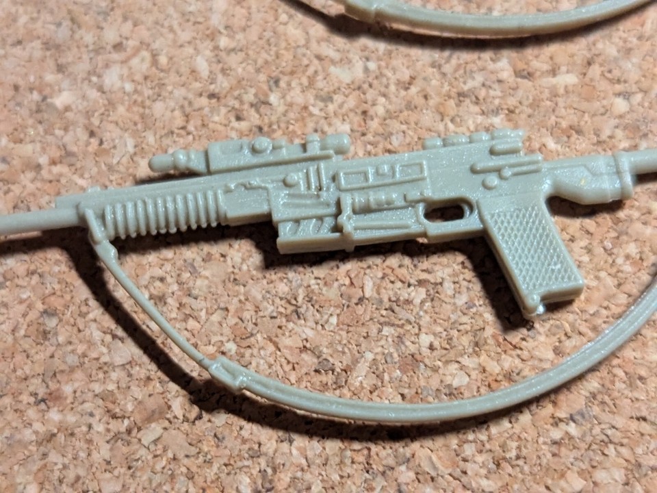 Star Wars Vintage Kenner Rebel Commando Gun X2 Laser Rifle Blaster ...
