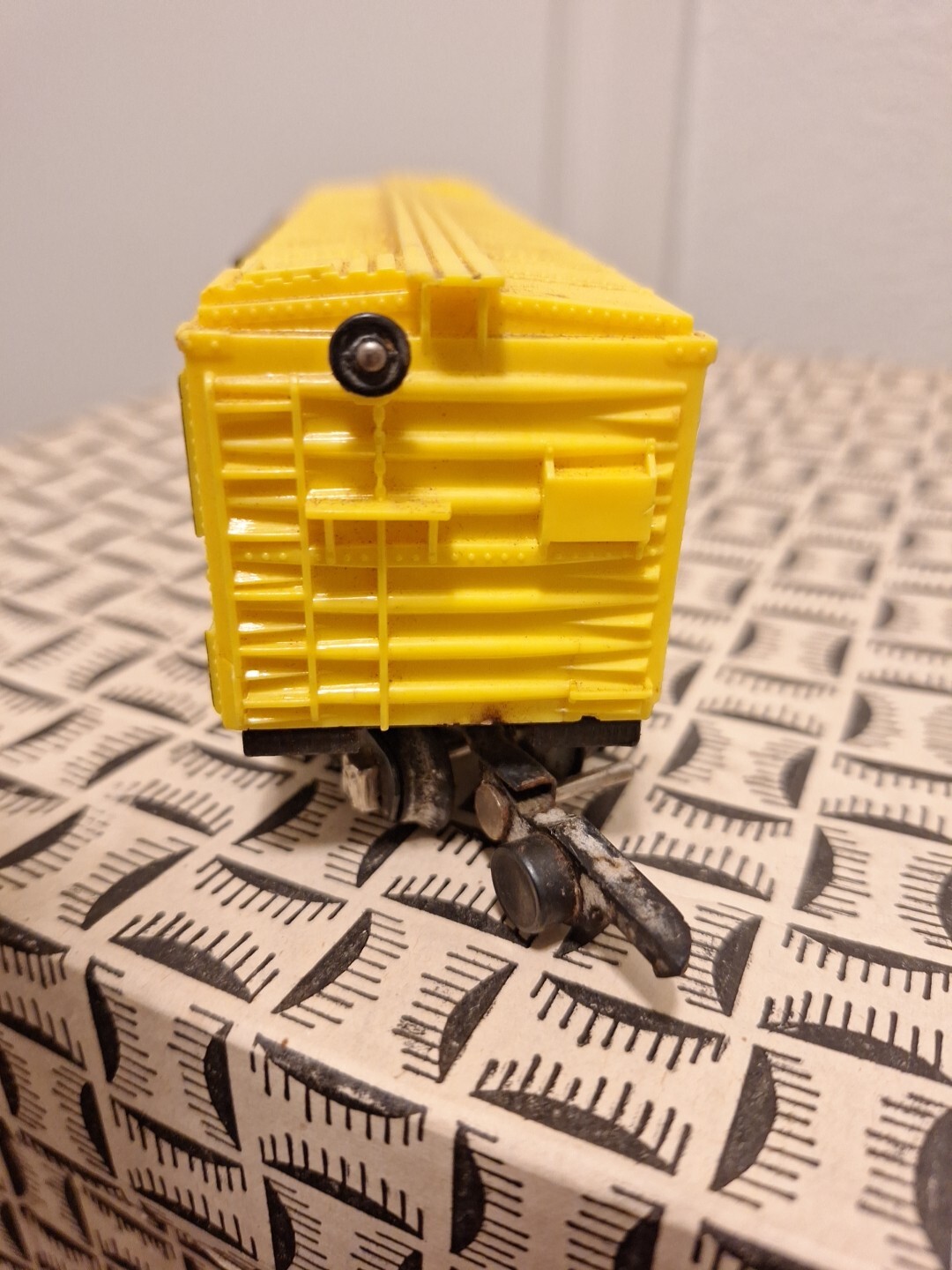 American Flyer S Scale The Katy - MKT 637 Yellow Box Car | eBay