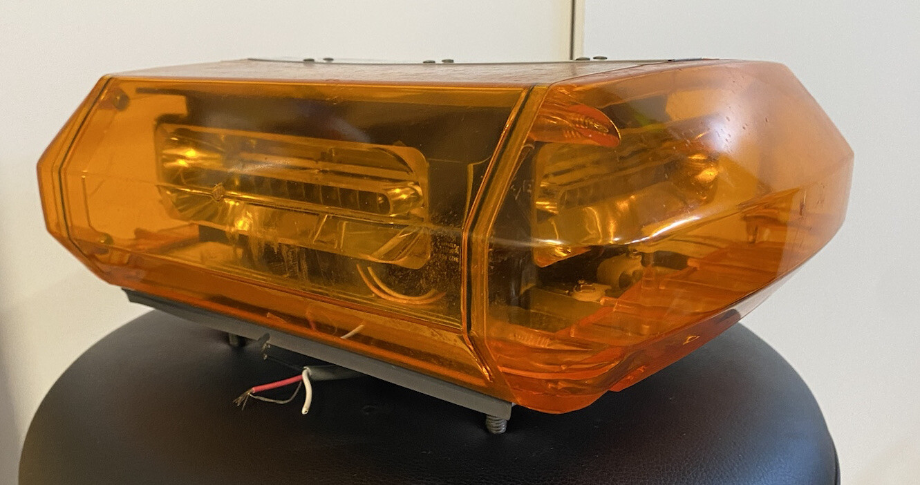 Amber 4 LED CODE 3 12" PriZm LED Duo Beam Mini Lightbar Construction ...