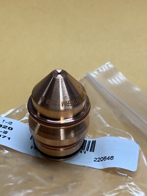 Hypertherm consumables, #220646, nozzle for HPR, 130A, Ms Bevel ...