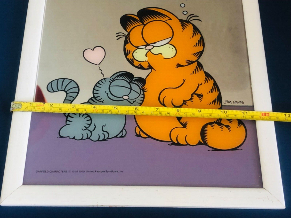 Jim Davis Aloof Garfield 1978 Limited Sericel By Gallart