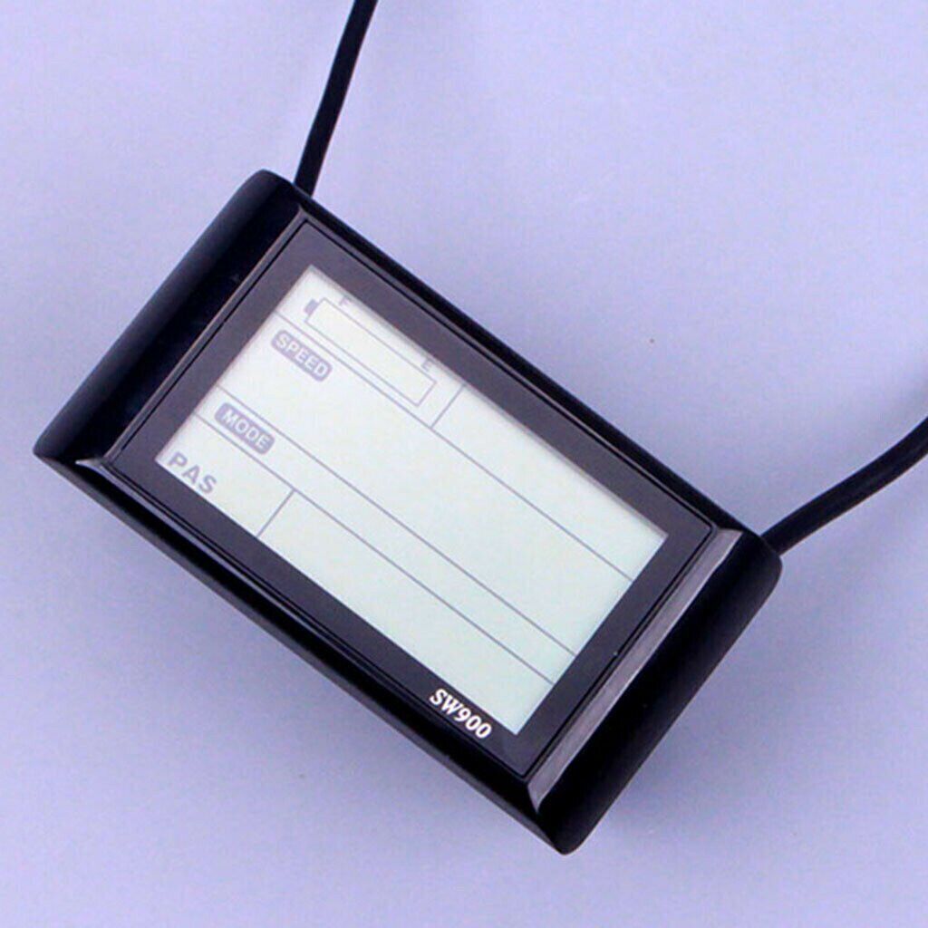 24/36/48V SW900 LCD Display Control Panel Speed Meter Electric Bicycle ...