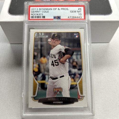 2013 Bowman Draft Picks Gerrit Cole Rookies RC PSA 10 Gem Mint Rookie ...