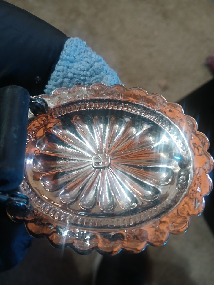 Joey Mc'cray German Silver And Turquoise Concho Size 36-1/2 | eBay