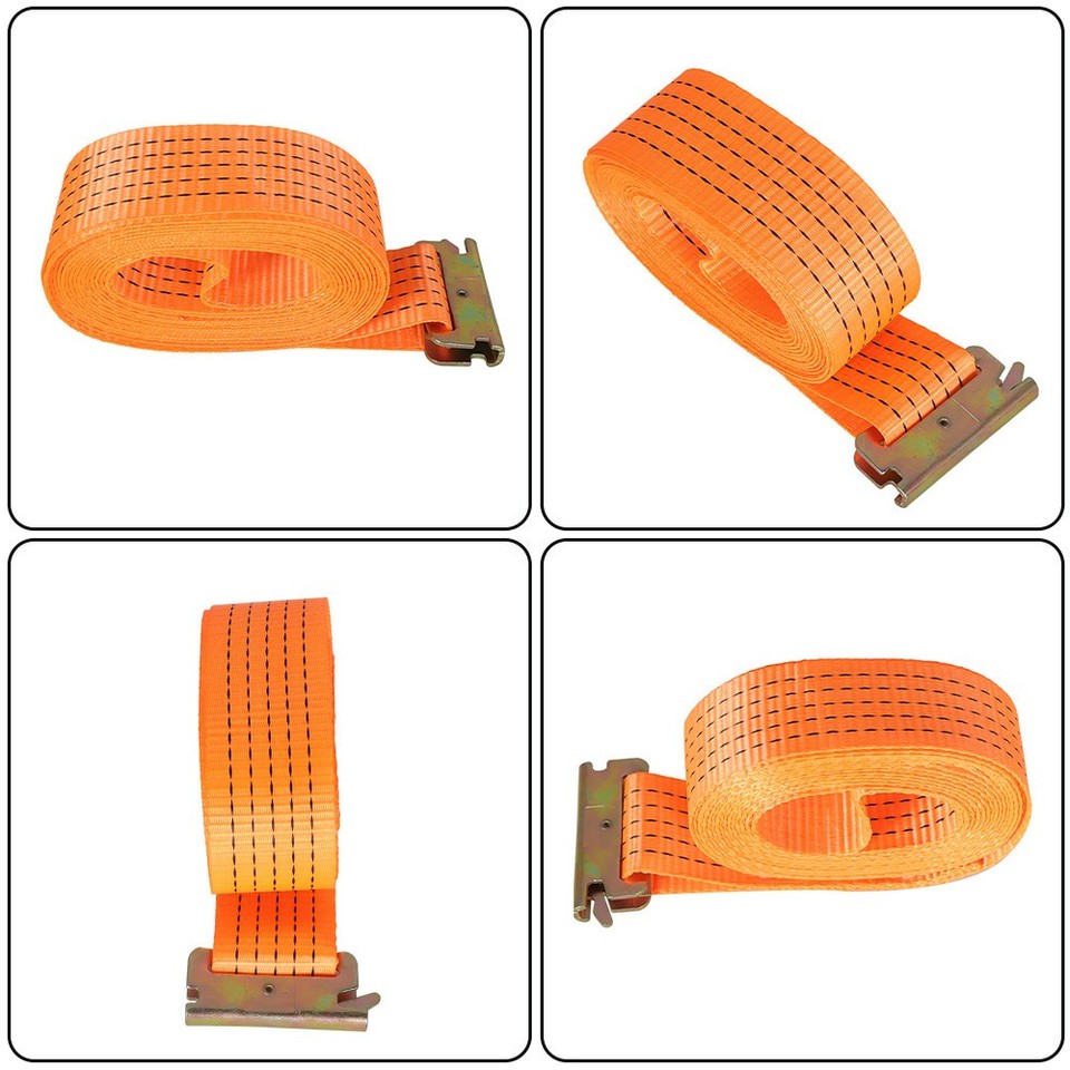 4 Pack 4400-lbs 2" x 20' E-Track Ratchet Tie Strap Enclosed Cargo Van ...