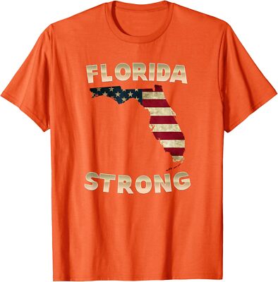 Florida Strong American Flag Cool FL Flags Unisex T-Shirt | eBay