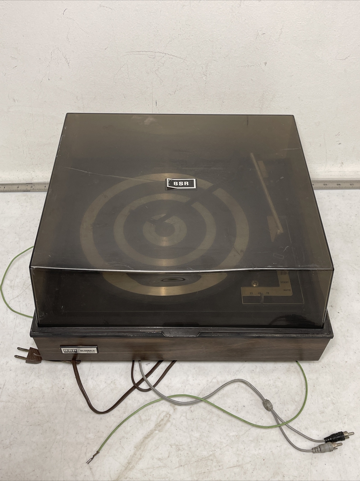 BSR McDonald 5260X Turntable AS-IS READ DESCRIPTION | eBay
