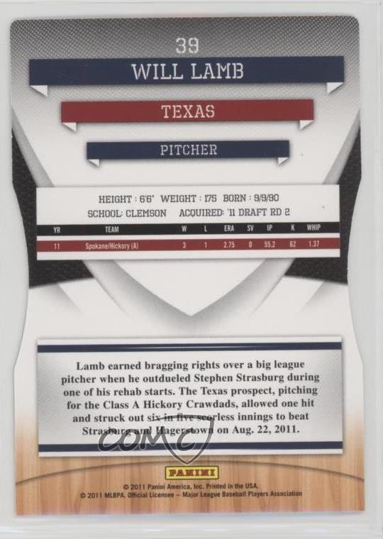 2011 Donruss Elite Extra Edition Prospects Aspirations Die-Cut /200 ...